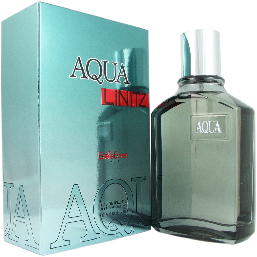 Estelle Ewen Linitz Eau deToilette Spray for Men, Aqua, 4.2 Ounce ...