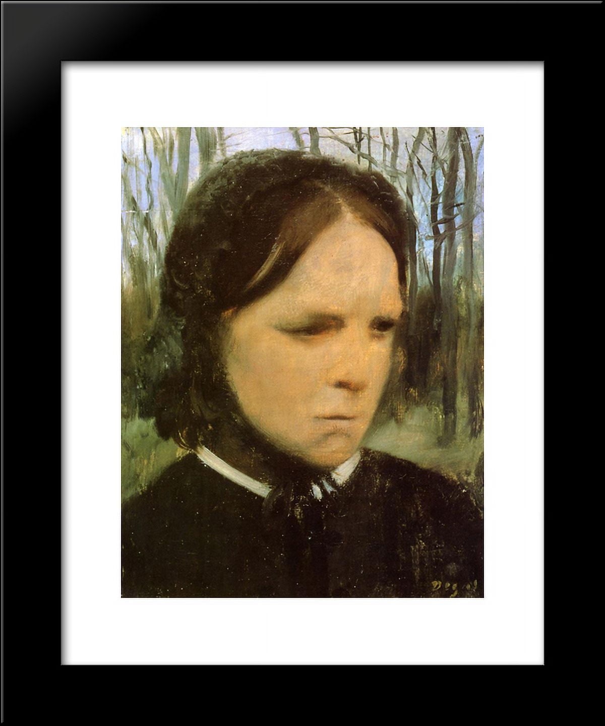 Estelle Musson Balfour 20x24 Framed Art Print by Edgar Degas - Walmart ...