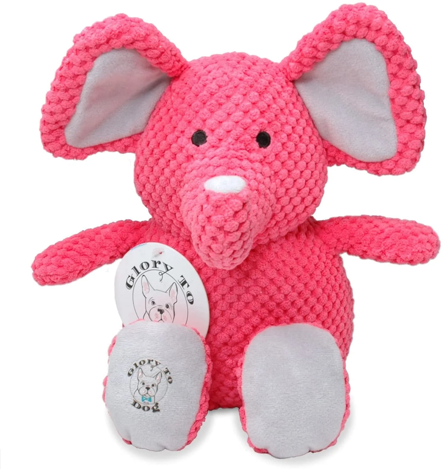 Estelle The Elephant Small Plush Pink Dog Toy - Walmart.com