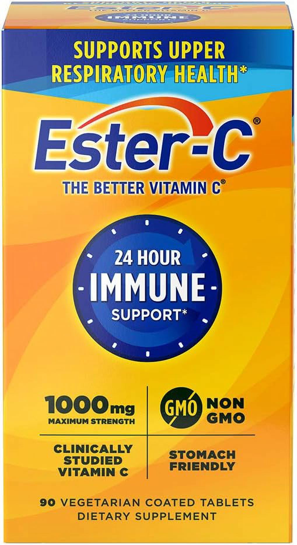 Ester-C Vitamin C, 1,000 mg, 90 Coated Tablets - Walmart.com