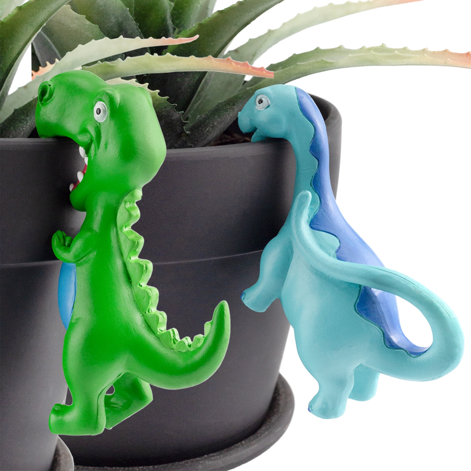 Esterno Dinosaur Planter Huggers (Set of 2); Hanging Planter and Flower ...