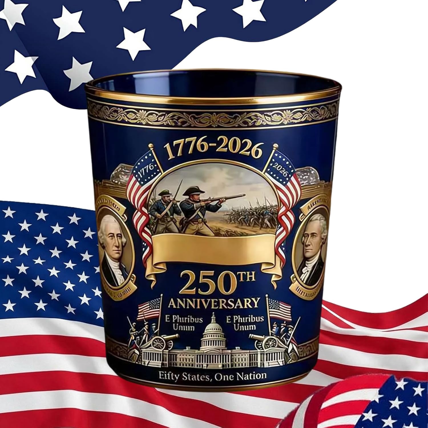 Esterze 250th Anniversary Whiskey Bottle Gift for Veterans - Patriotic ...