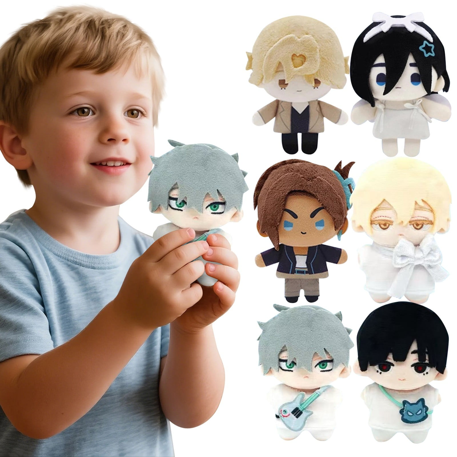 Esterze Alien Stage Plush Toys, 6PCS Cute Alien Stage Stuffed Animals ...