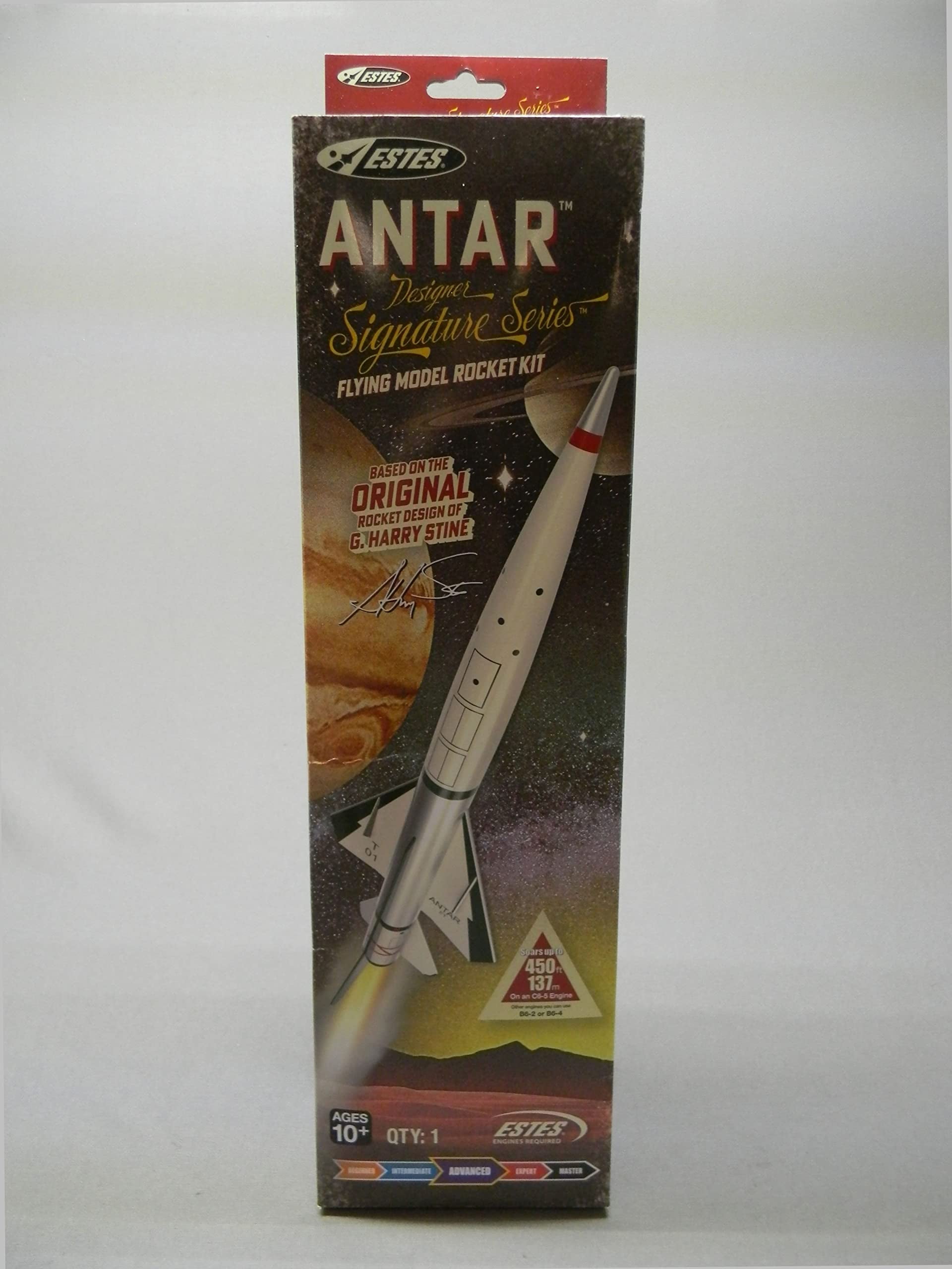 Estes ANTAR Flying Model Rocket KIT Designer Signature Series EST7310 ...