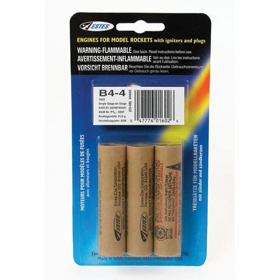 Estes® B4-4 Model Rocket Engines (3 pk) - Walmart.com