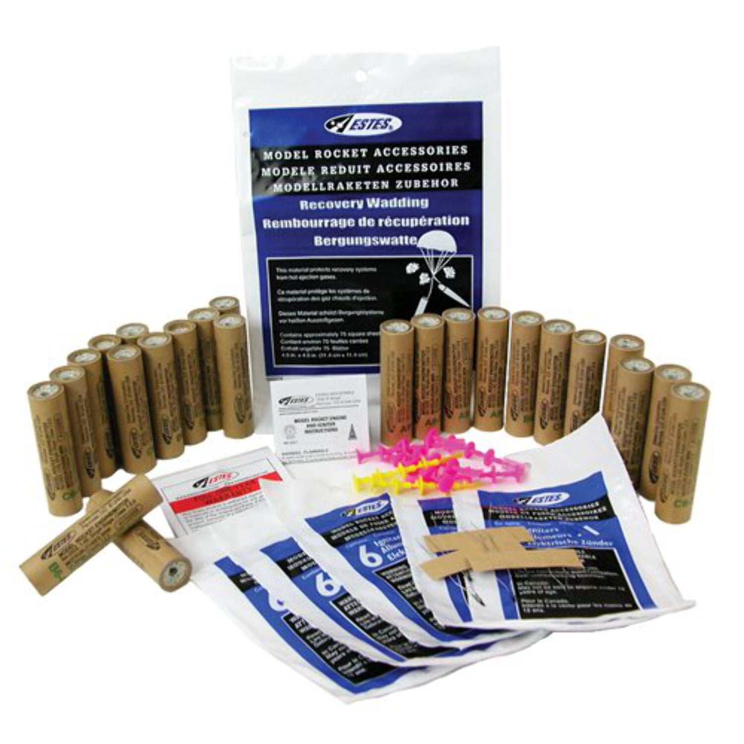 Estes Model Rocket Engines, 0.5 A3-4T Hobby Pack of 24 - Walmart.com