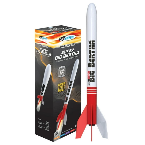 Estes Super Big Bertha Pro II - Model Rocket with Launch Controller Set ...