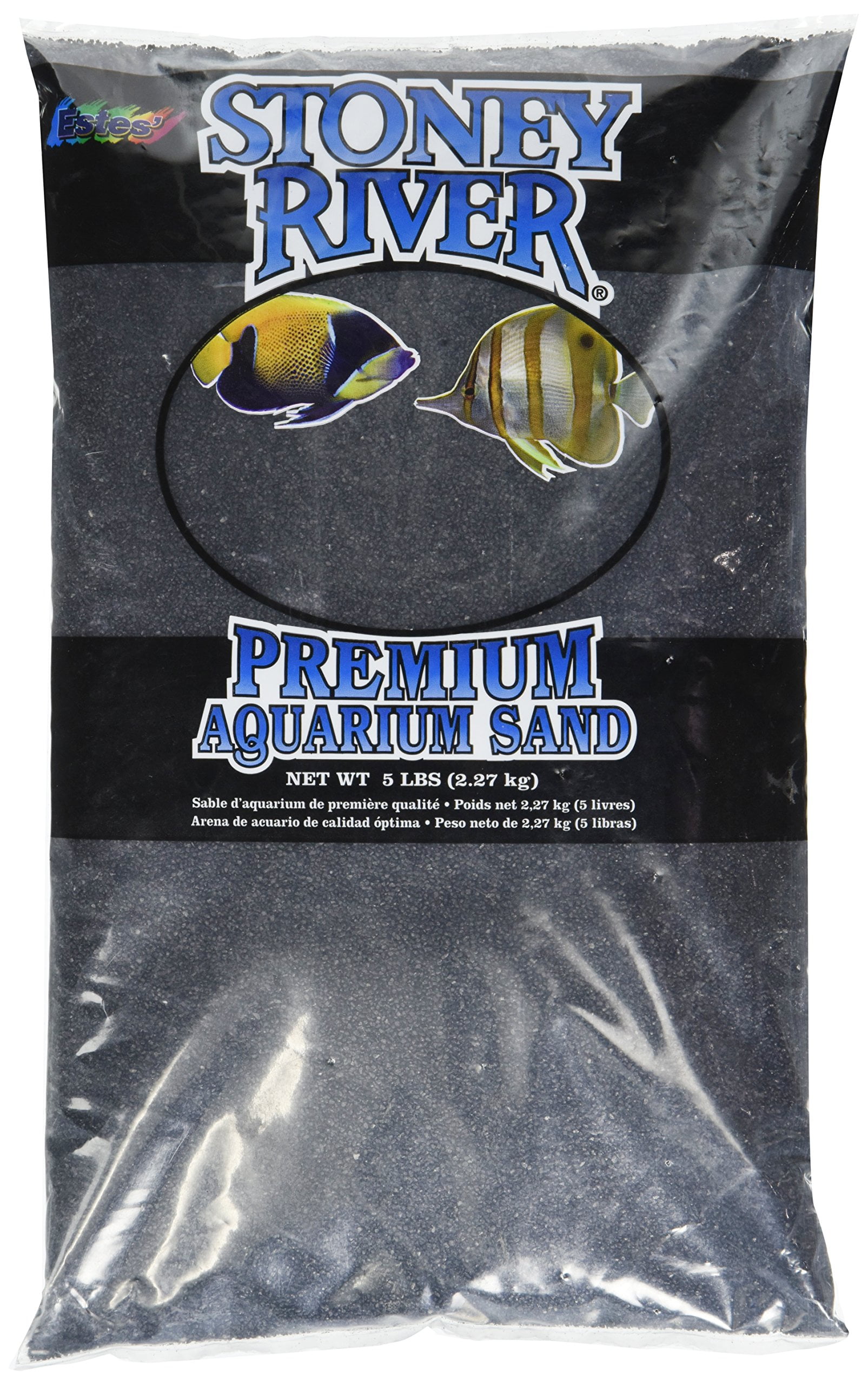 Estes Gravel Products AES06606 Este Marine Sand Black for Aquarium, 5 ...