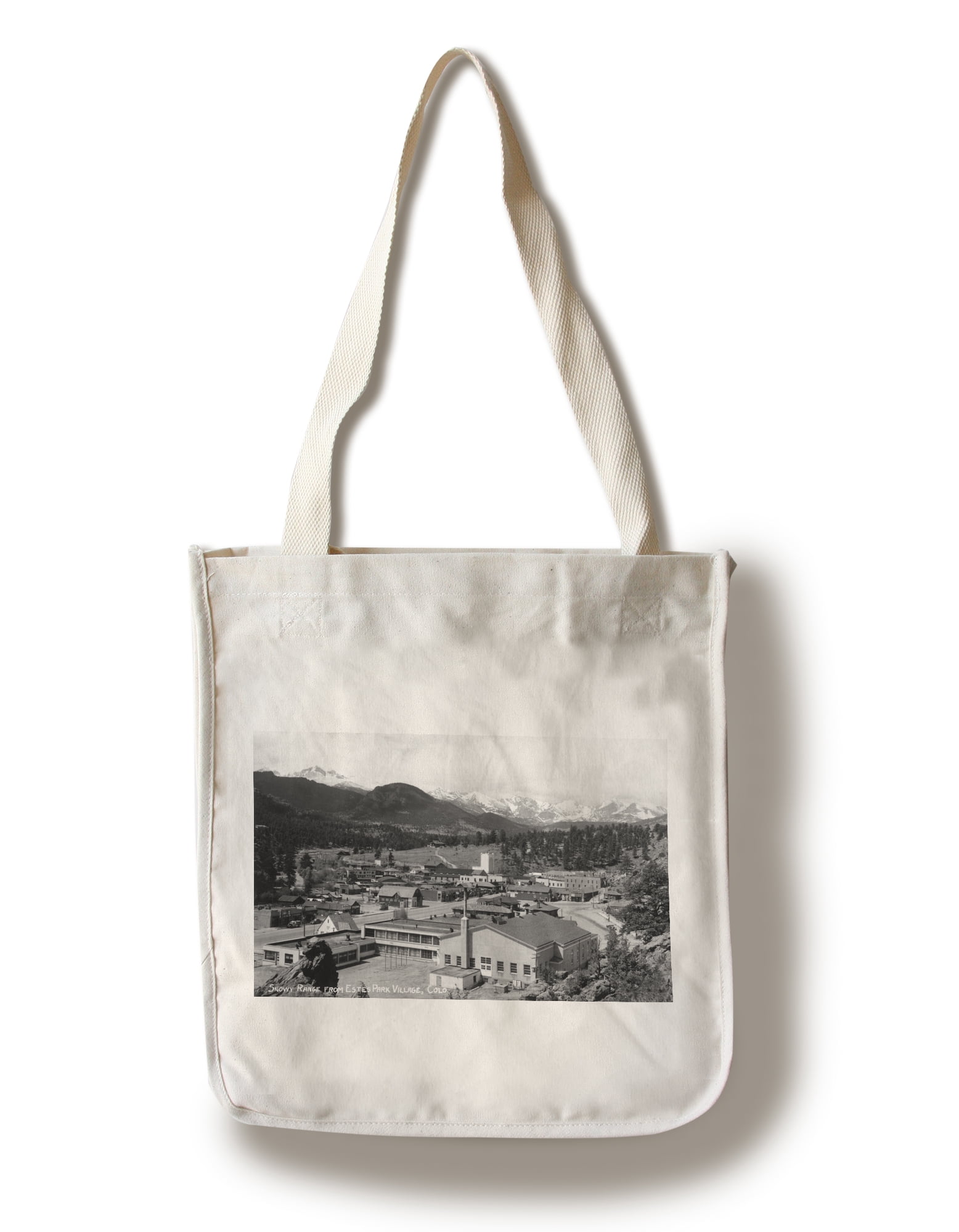 Estes Park, Colorado - Snowy Mountains from Town Photograph (100% ...