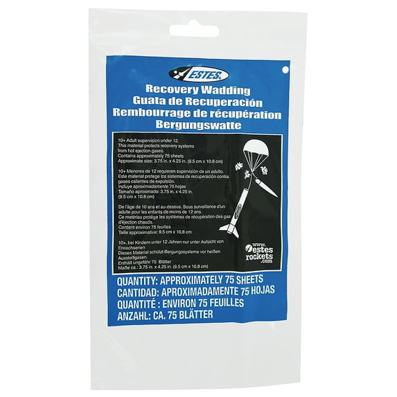 Estes Model Rocket Recovery Wadding Build Kit - Walmart.com