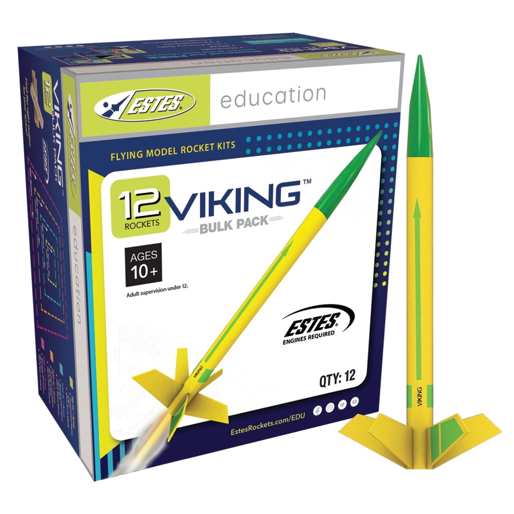 Estes Rockets 001755 Viking Flying Model Rocket Bulk Pack - Walmart.com