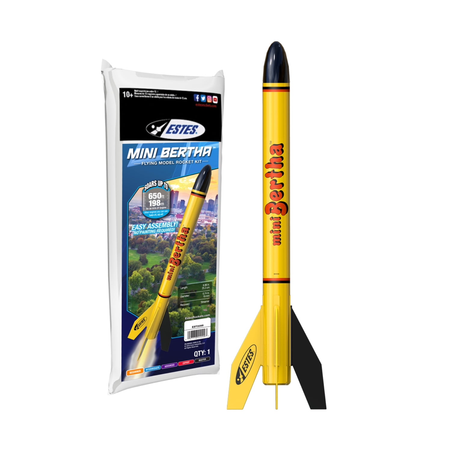 Estes Rockets 002099 Mini Bertha - Walmart.com
