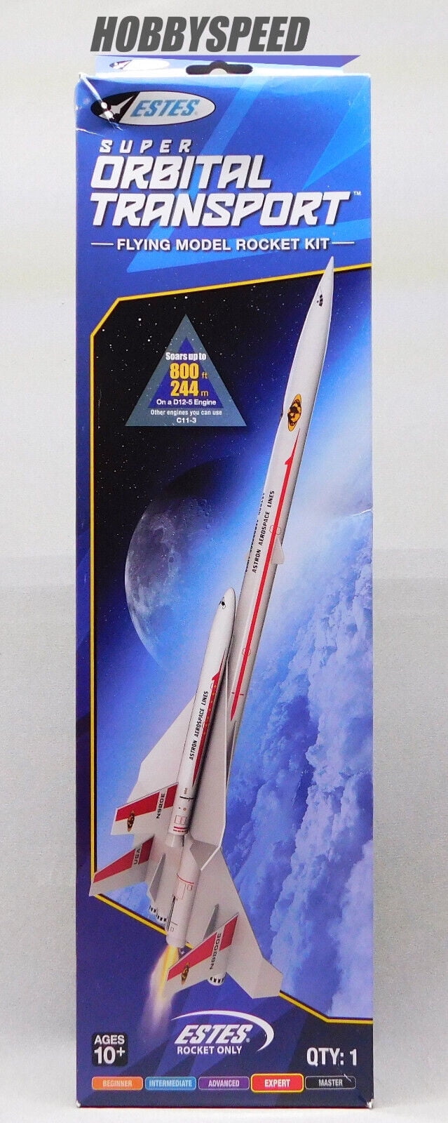 Estes Super Orbital Transport Flying Model Rocket KIT EST7314 - Walmart.com