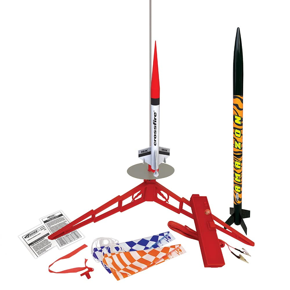 Estes Tandem-X Launch Set (Amazon and Crossfire ISX) Orange, 30 inches ...
