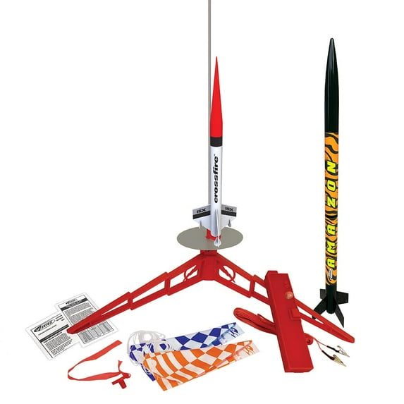 Estes Tandem-X Launch Set (Amazon and Crossfire ISX) Orange, 30 inches ...