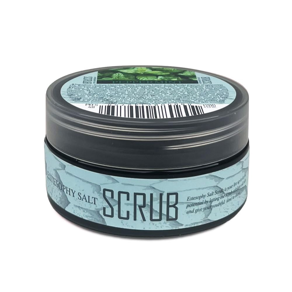 Estesophy Salt Scrub_Peppermint, Korean OIF8 Salt Body Scrub, Salt ...