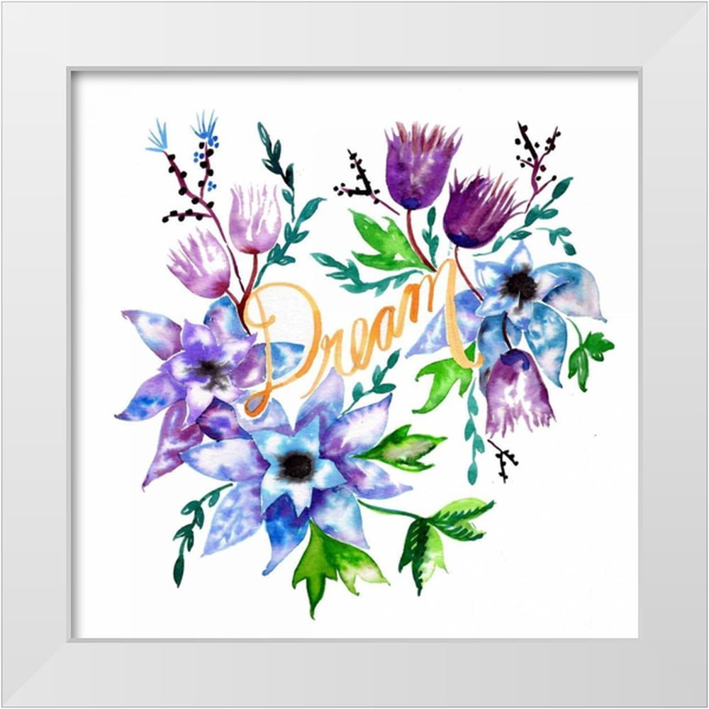 Esther Bley Designs 12x12 White Modern Wood Framed Museum Art Print ...