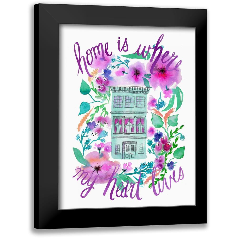 Esther Bley Designs 12x14 Black Modern Framed Museum Art Print Titled ...