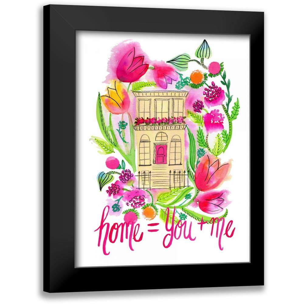 Esther Bley Designs 12x14 Black Modern Framed Museum Art Print Titled ...