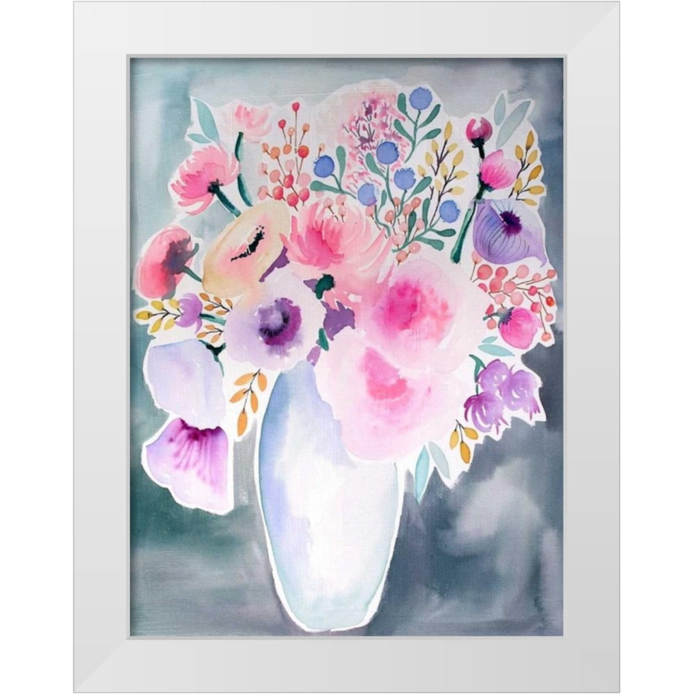 Esther Bley Designs 12x14 White Modern Wood Framed Museum Art Print ...