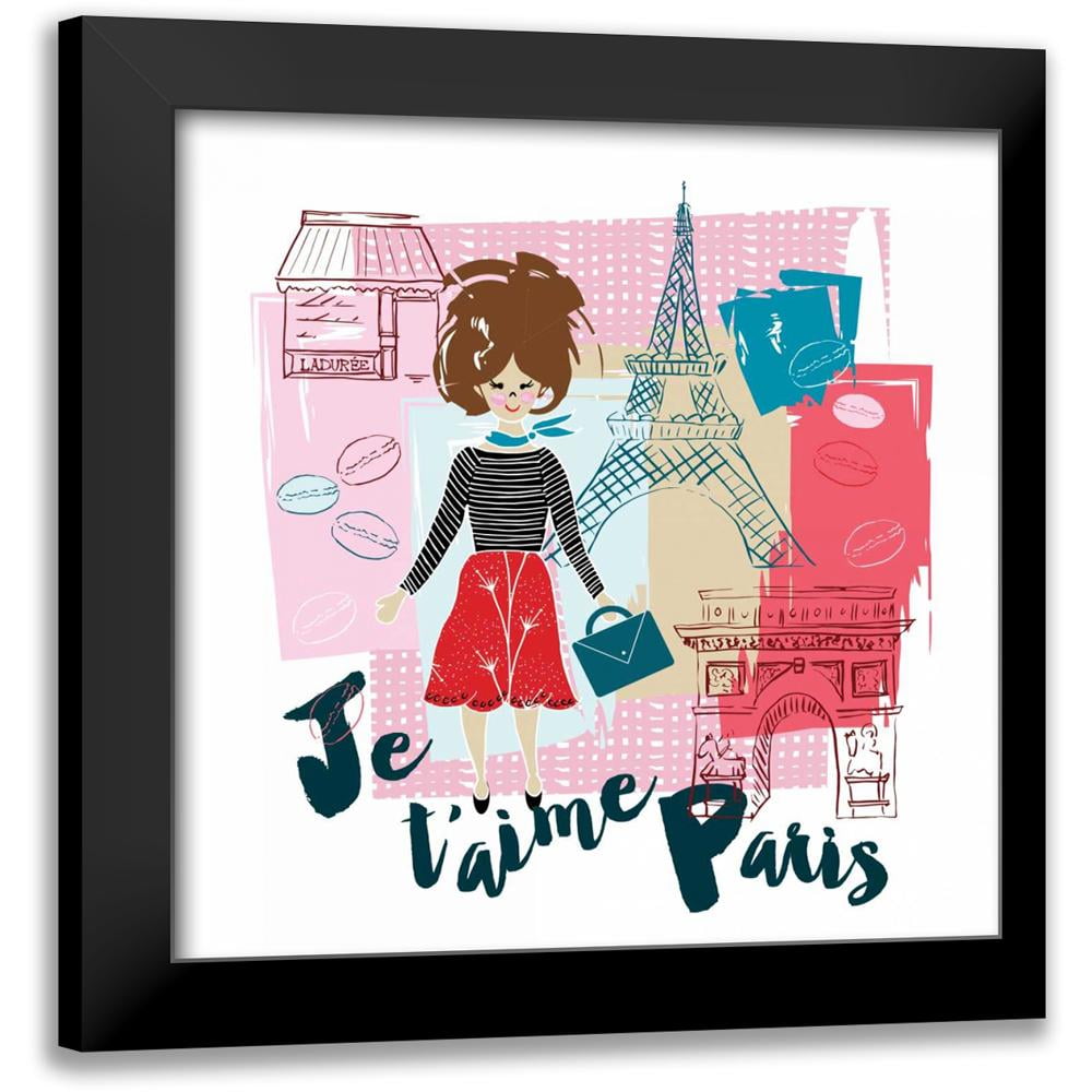 Esther Bley Designs 15x15 Black Modern Framed Museum Art Print Titled ...