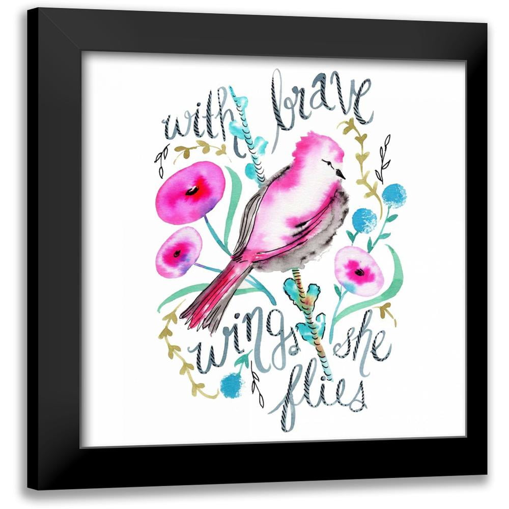 Esther Bley Designs 15x15 Black Modern Framed Museum Art Print Titled ...