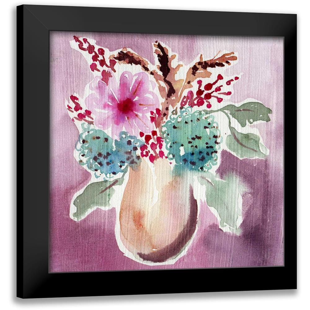 Esther Bley Designs 20x20 Black Modern Framed Museum Art Print Titled ...