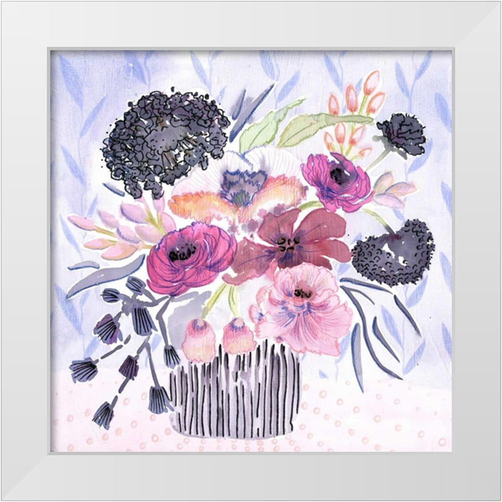 Esther Bley Designs 20x20 White Modern Wood Framed Museum Art Print ...