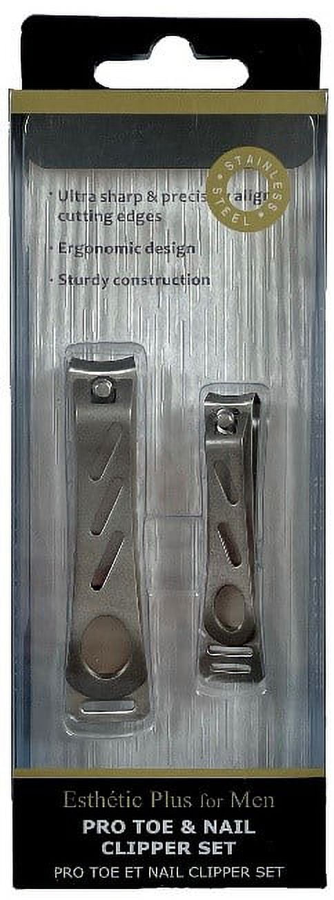 EstheticPlus 2PCS TOE AND NAIL CLIPPER SET (Gun Metal)—Premium ...