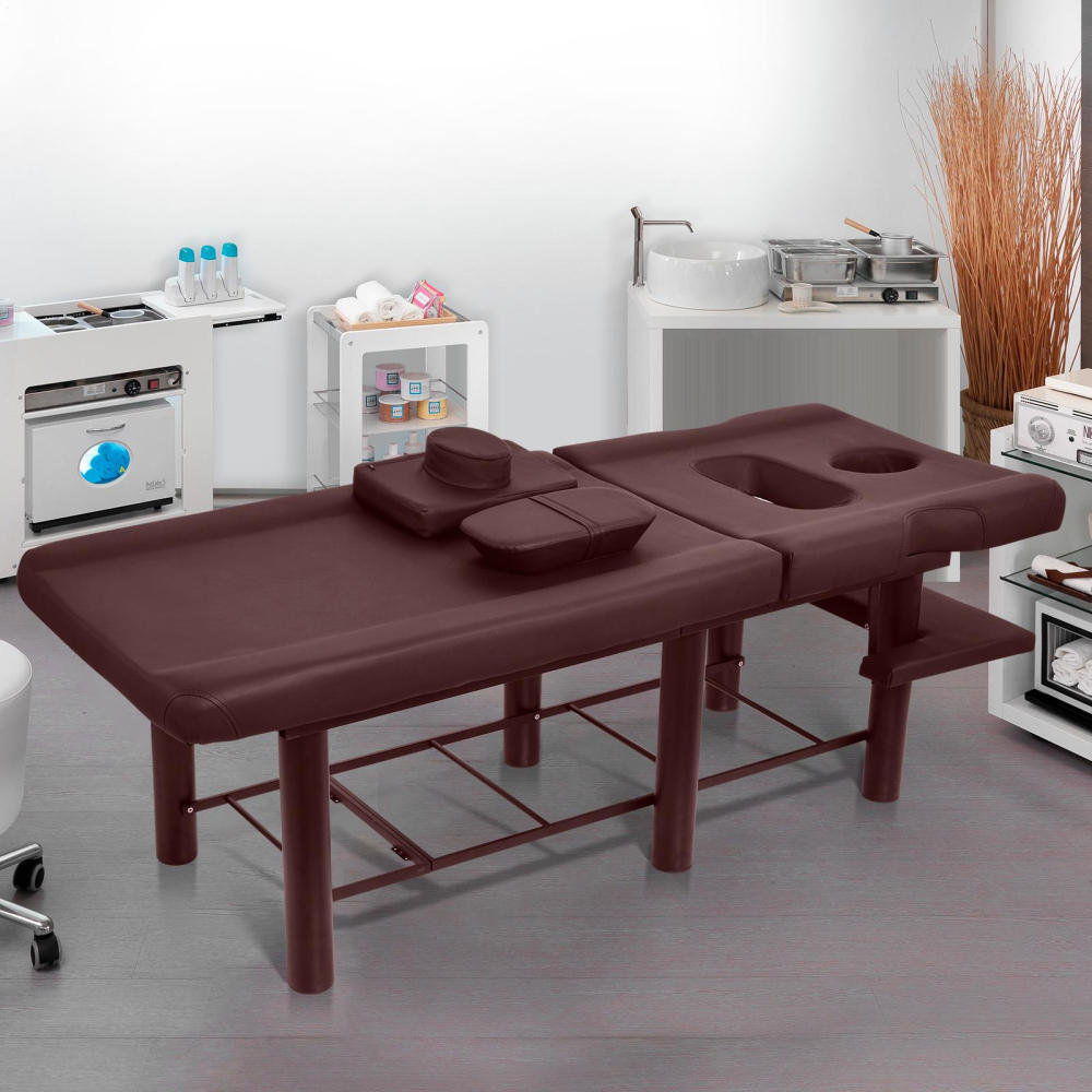 Esthetician Bed, 27.5'' W × 73'' L, Spa Facial Professional Adjustable ...