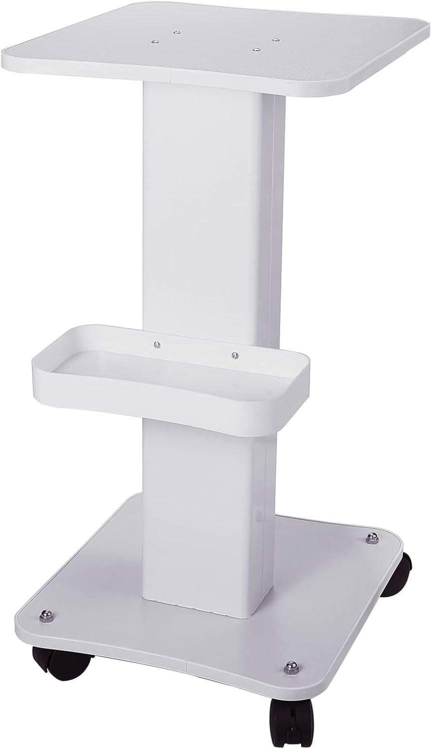 Esthetician Trolley Cart with Wheels, Aluminum Salon Spa Beauty Machine ...