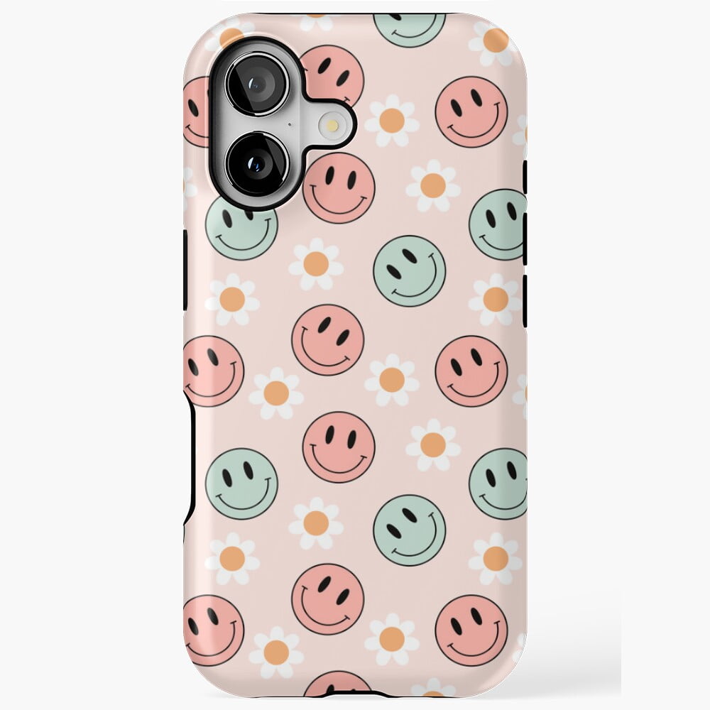 Esti Pattern Retro Minimalist Artwork iPhone Tough Case 11 to 17 Pro ...