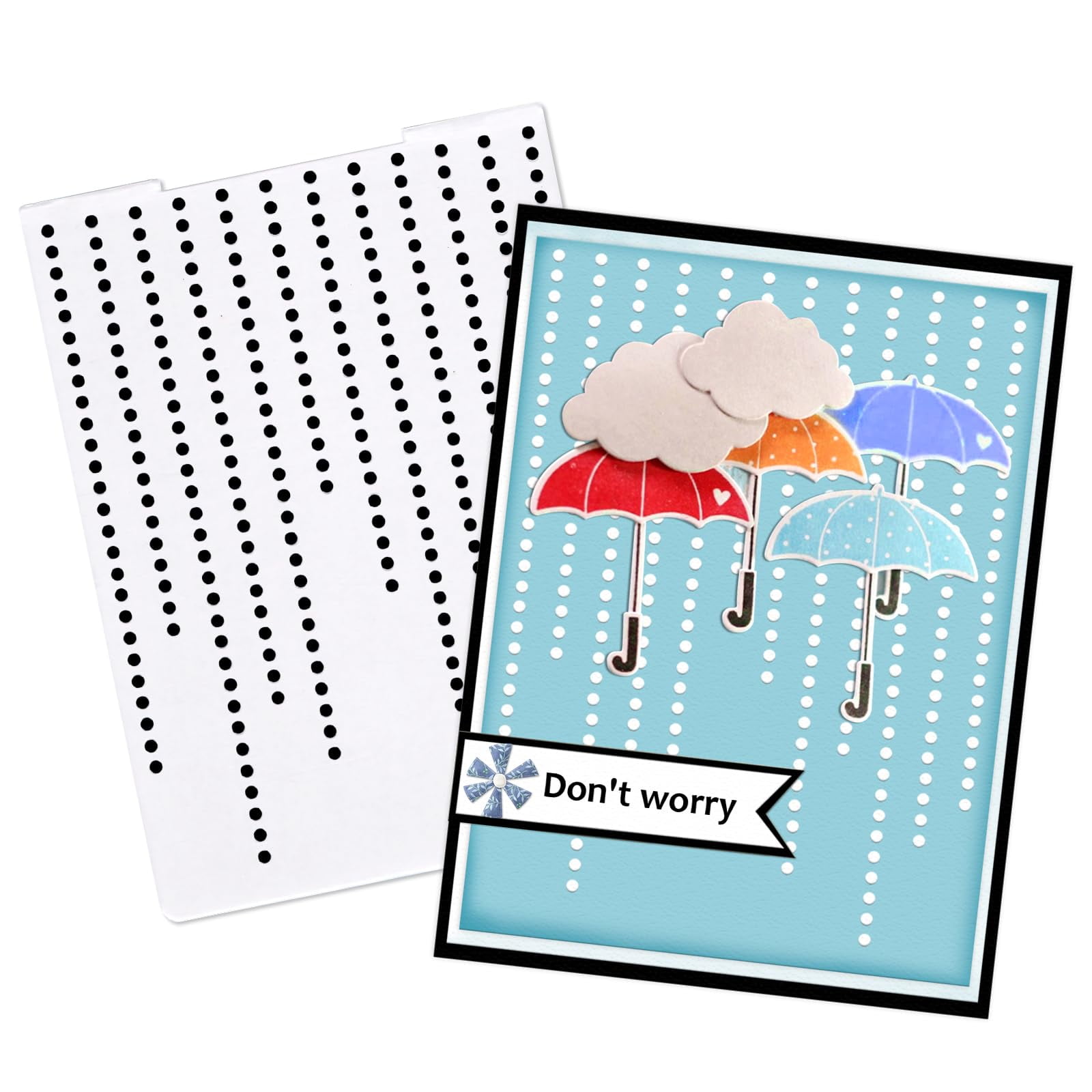 Estivaux 3D Textured Embossing IFF17 Folders for Card Making, Hanging ...