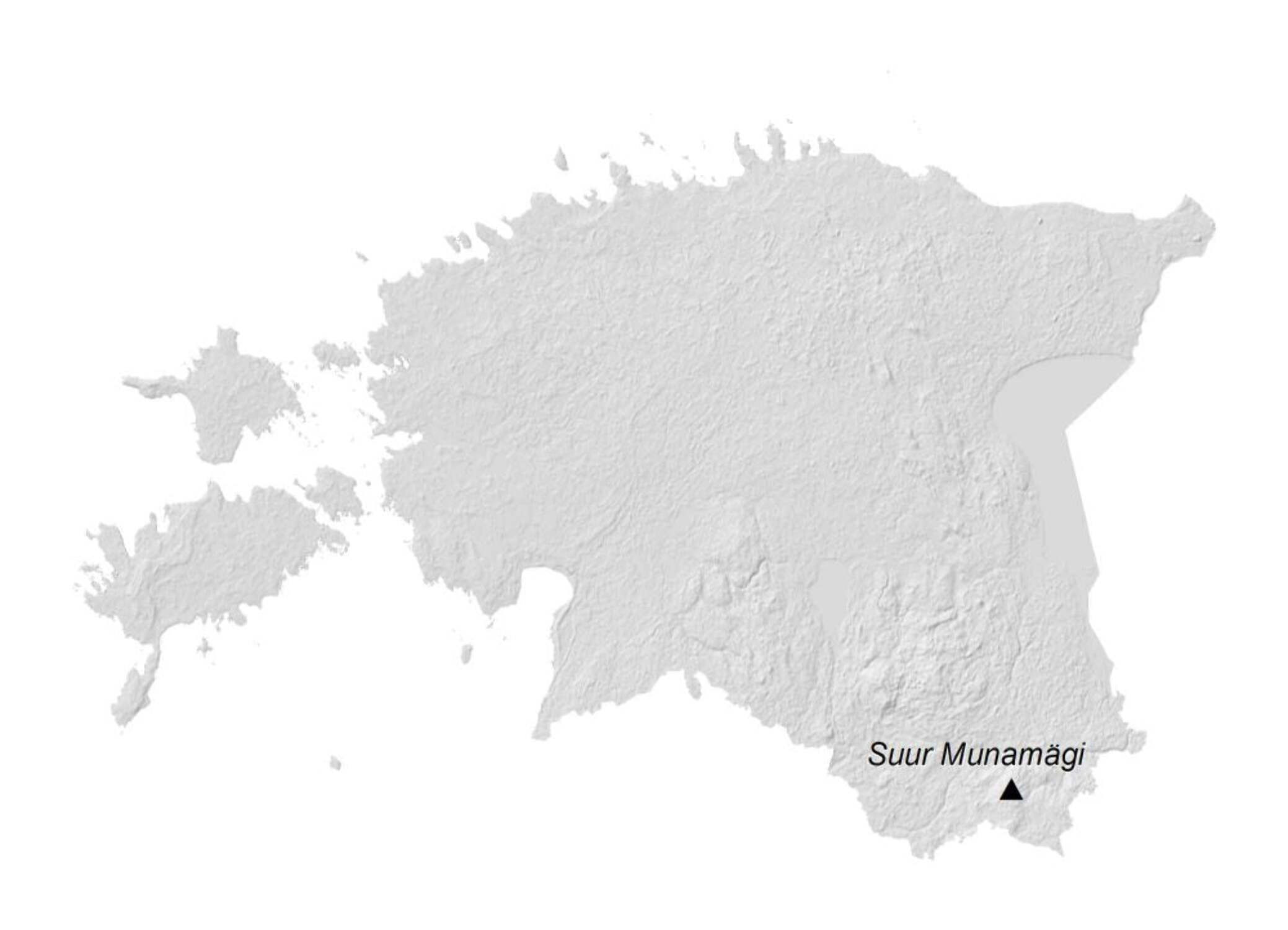 Estonia Elevation Map GLOSSY POSTER PICTURE PHOTO PRINT BANNER ...