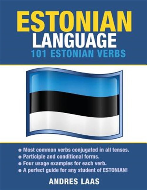 Pre-Owned Estonian Language: 101 Estonian Verbs - Walmart.com
