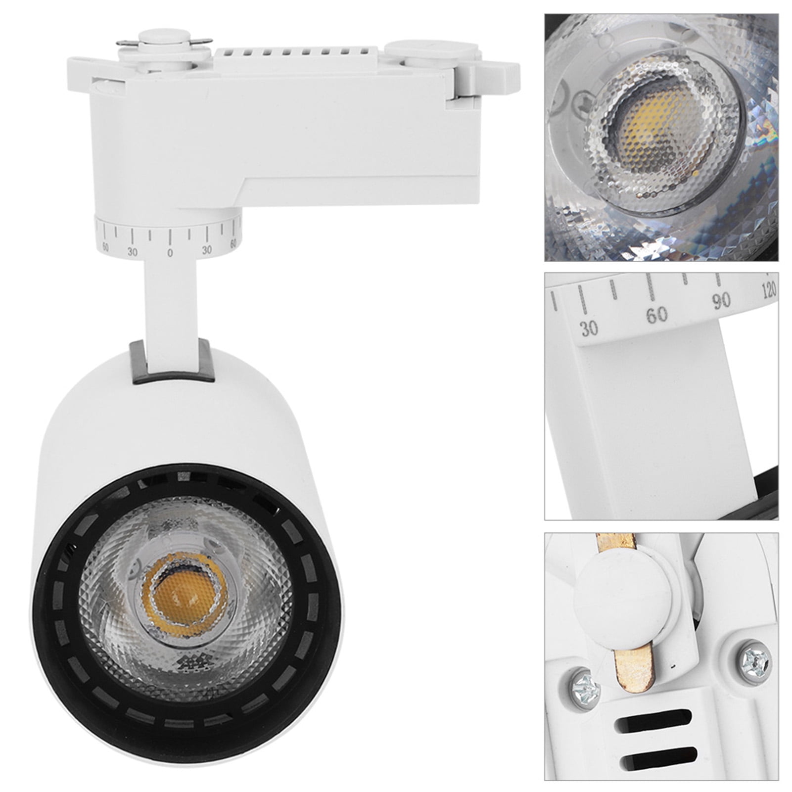 Estrela AC220V 20W 4000K Adjustable Angle LED Spotlight Track Light for ...