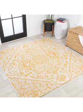 Outdoor Rugs in Patio & Outdoor Decor | Yellow - Walmart.com