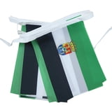 Estremadura Bunting 20 flags 9'' x 6'' - Walmart.com