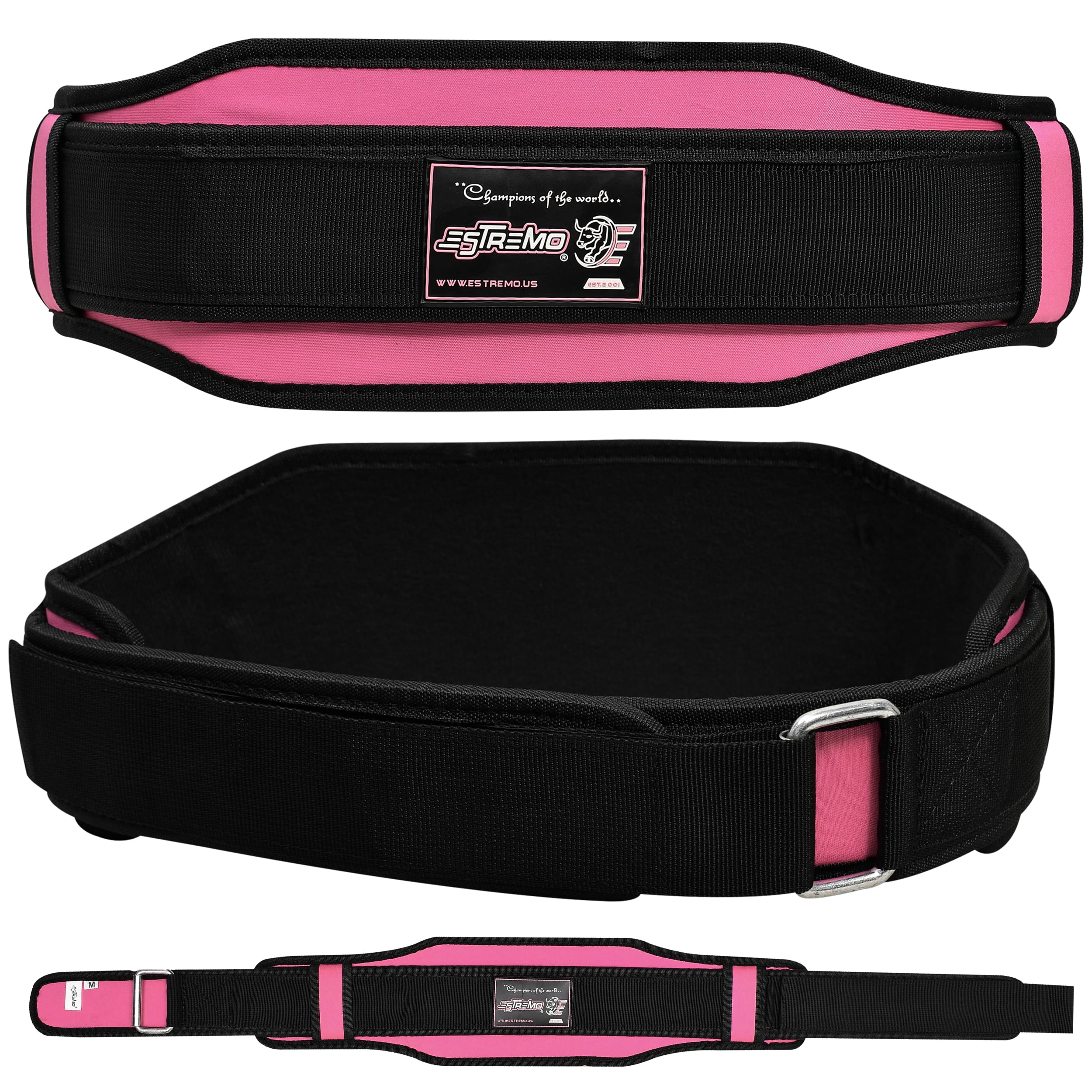 Estremo Neoprene Weightlifting Belt 6" Back Support for Squats ...