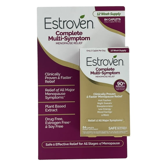 Estroven Complete Multi-Symptom Menopause Relief, Hot Flash and Night ...