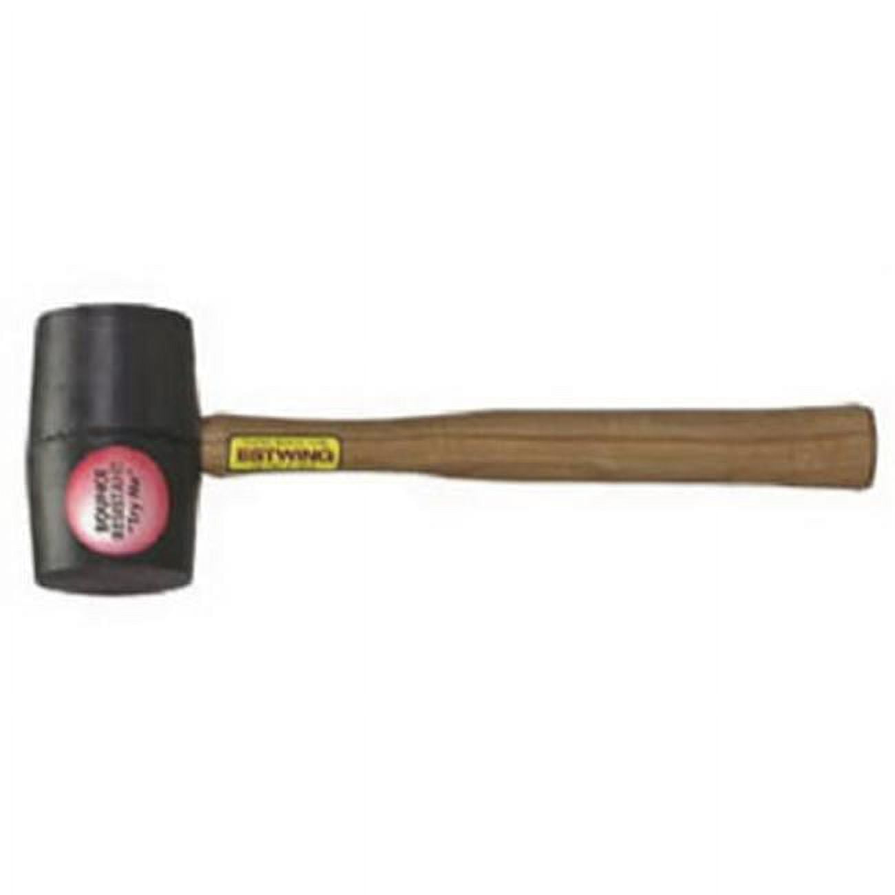 Estwing DH-12 Deadhead Bounce Resistant Black Rubber Mallet - Walmart.com