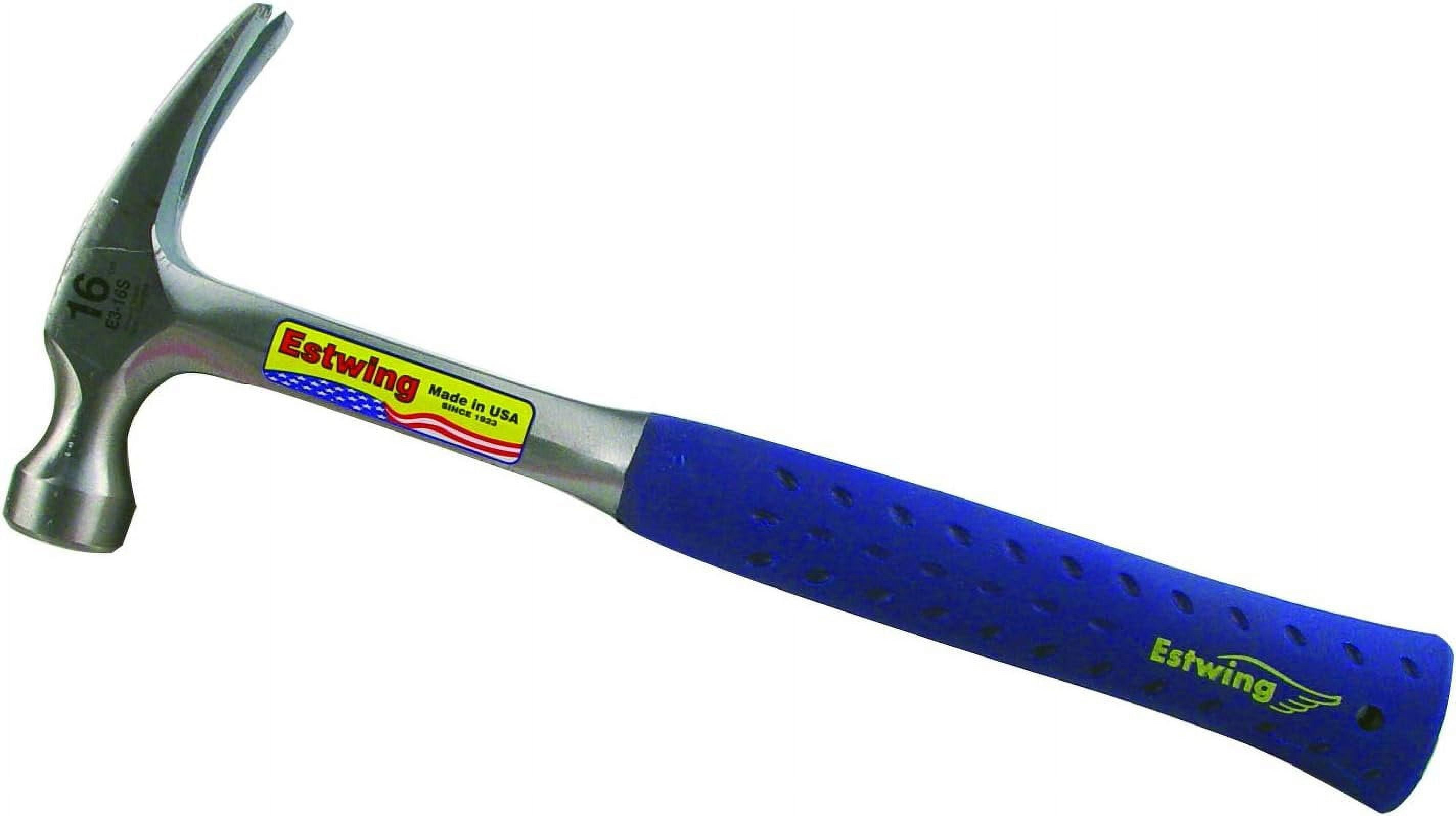 Estwing Ripping Hammer E3-16S, Smooth Face - 16 oz Steel Handle ...