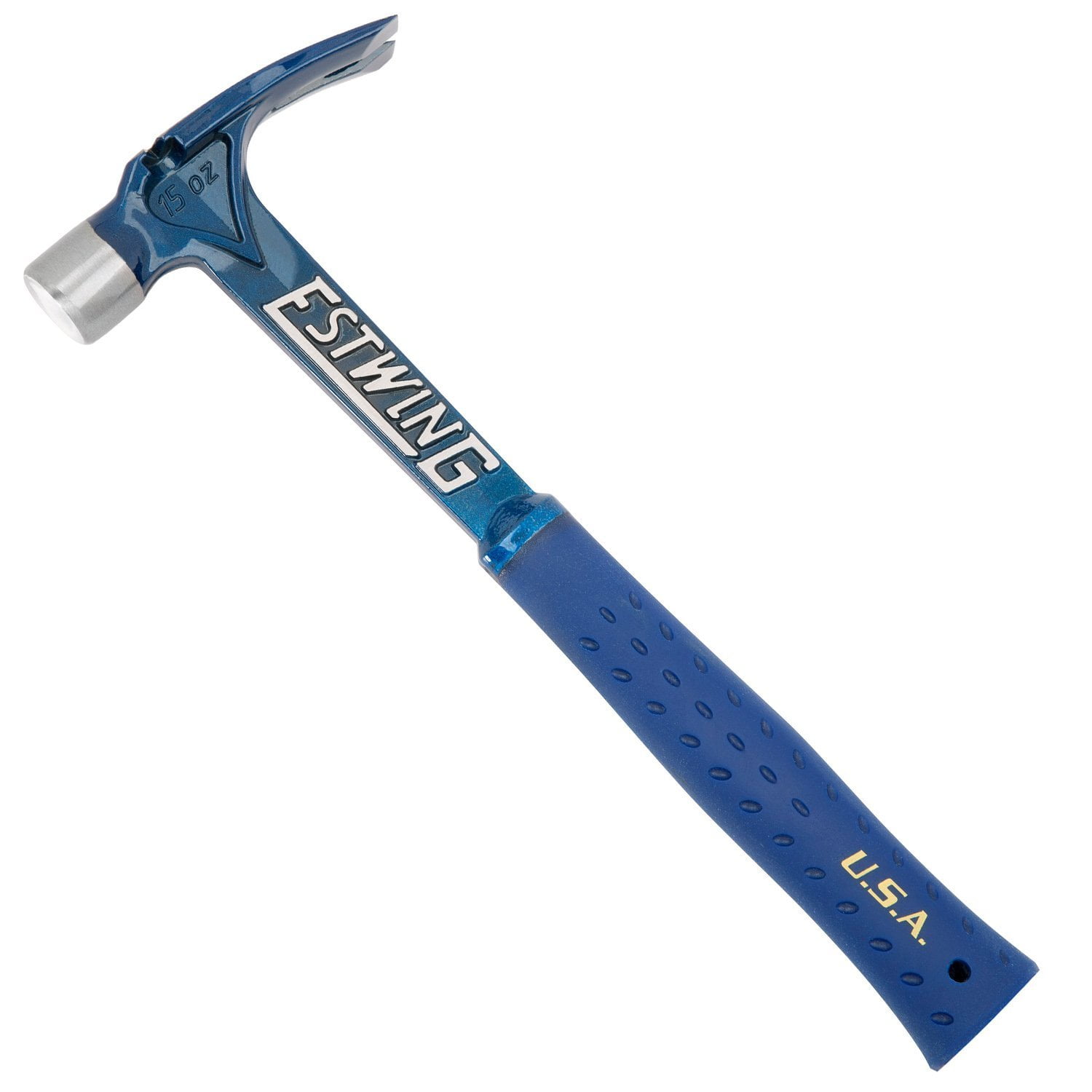Estwing E6-15S Smooth Face Ultra Series Blue Solid Steel Hammer ...