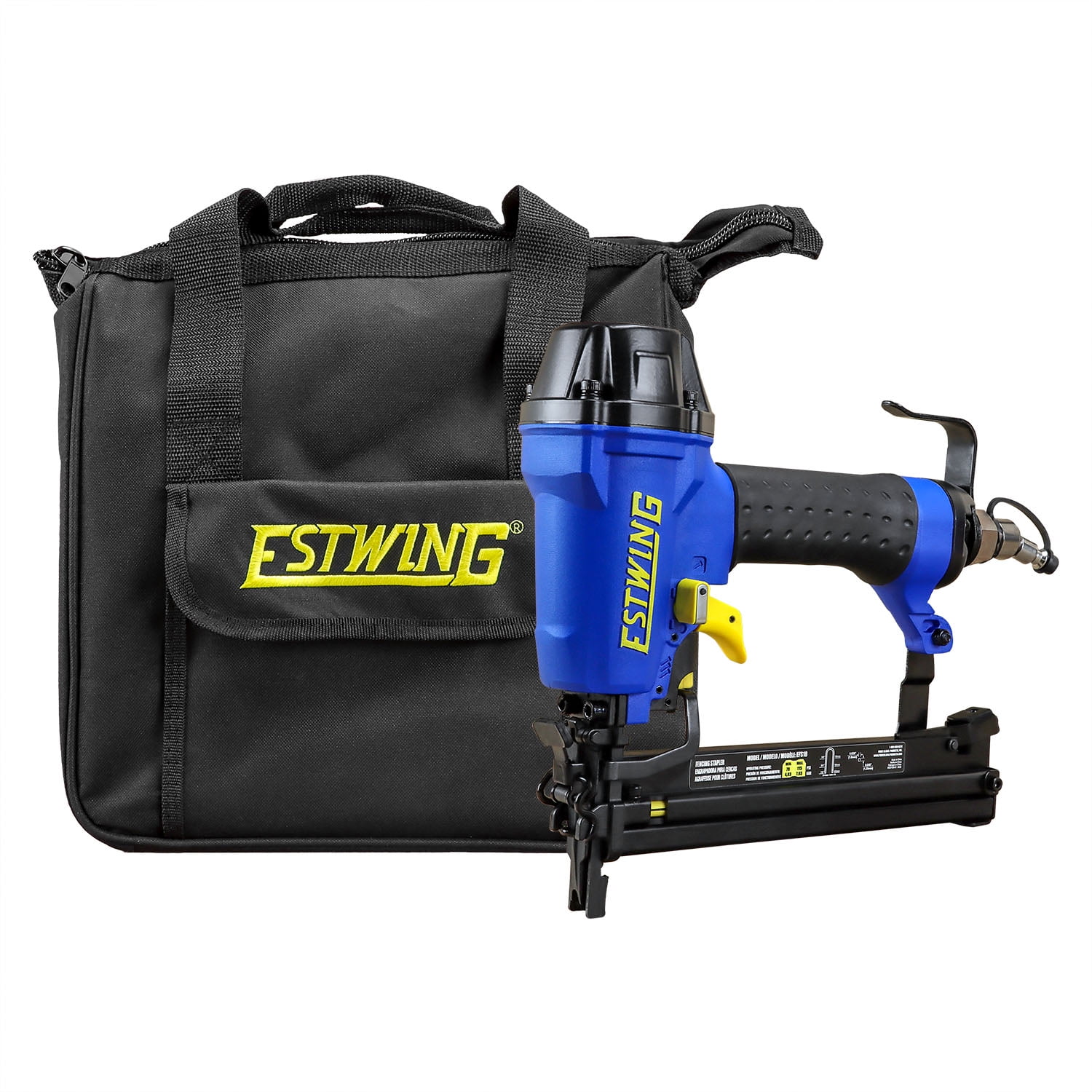 Estwing EFS18 Pneumatic 18-Gauge 7/8" Fencing Stapler with Adjustable ...