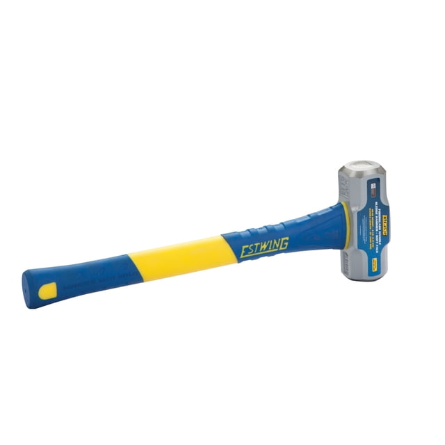 Estwing 4 lb Soft Face Head Sledge Hammer, 16" Fiberglass Handle ...