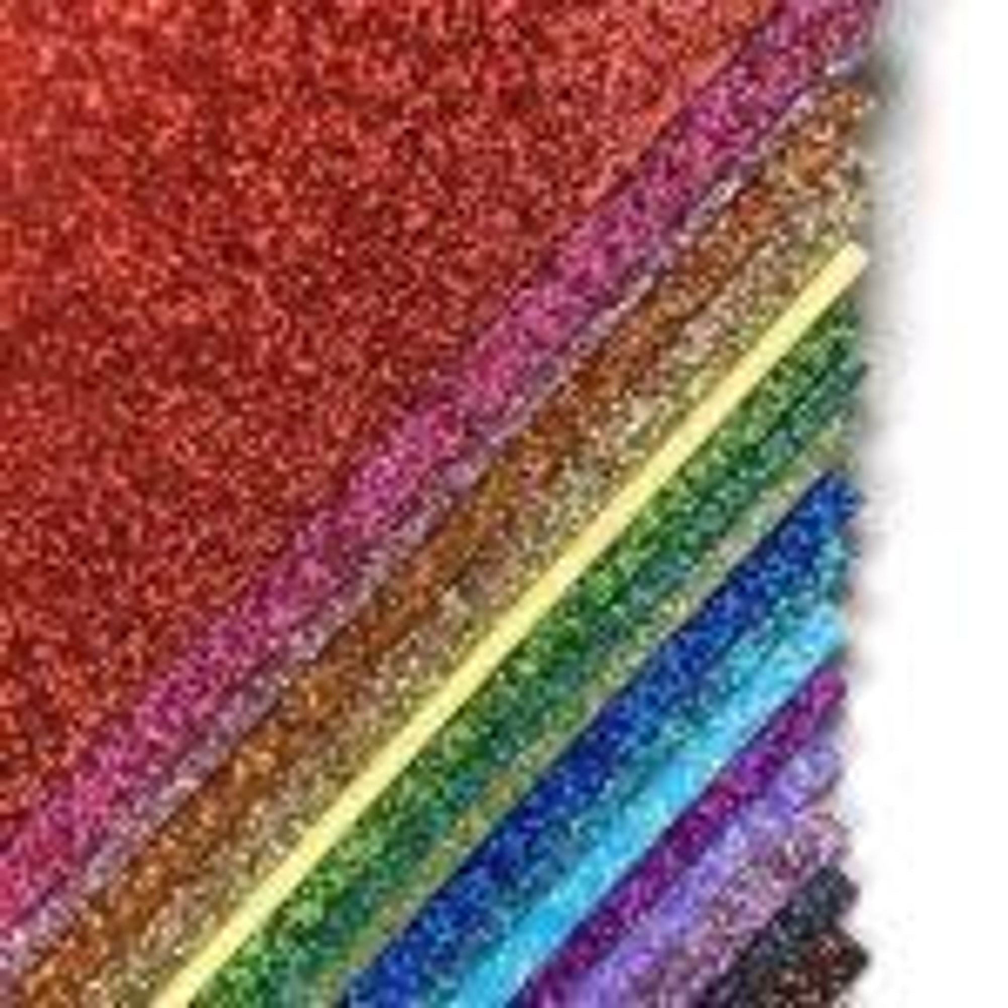 Et Cetera Papers Glitter Paper 12X12 - 10 PACK - Aqua - Walmart ...