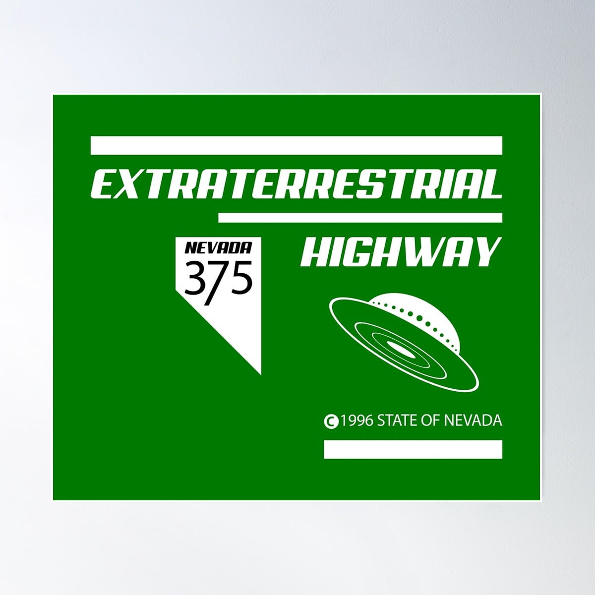 Et Highway Poster Wall Art Modern Wall Decor For Living Room Bedroom ...