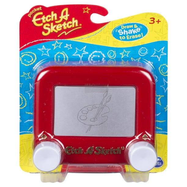 Etch A Sketch Pocket, Drawing Toy with Magic Screen, for Ages 3 and Up ...