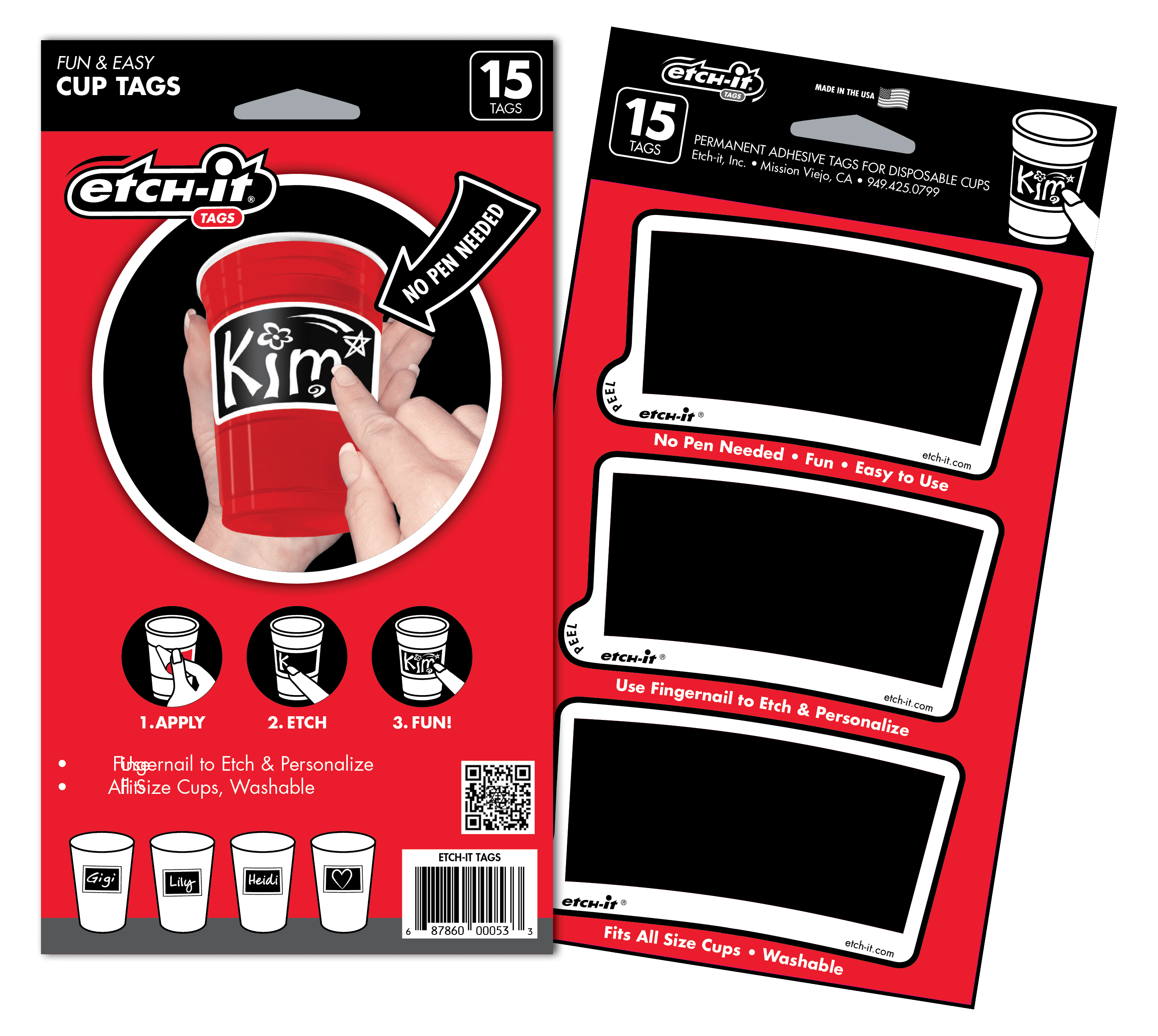 Etch-It Tags, 12-Count - Walmart.com