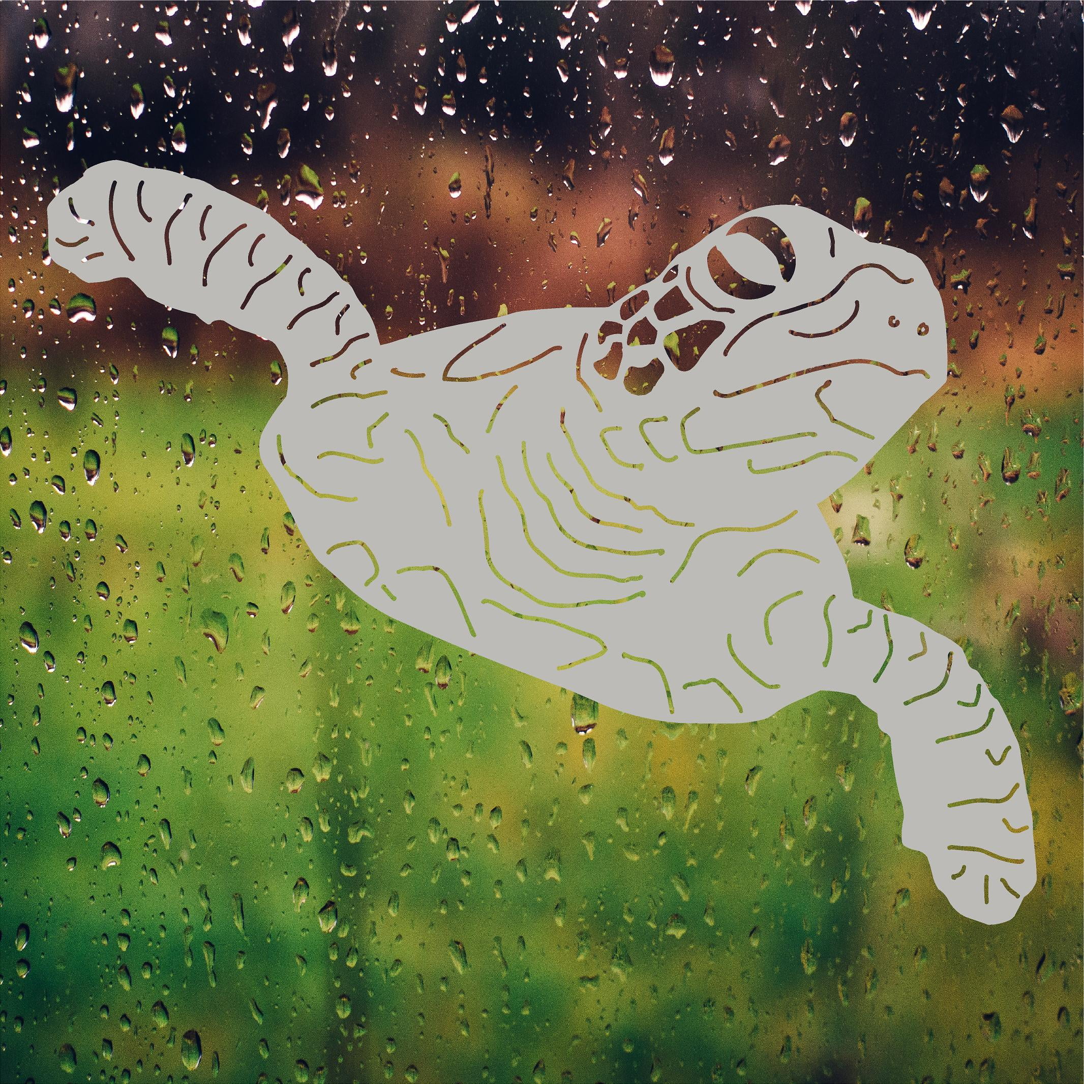 Etched Glass Sea Turtle Decals for Shower Doors Windows - Vinyl Bathroom Décor - Walmart.com